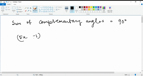 SOLVED:Two angles whose sum is 90^∘ are complementary angles. Find the measures of the ...