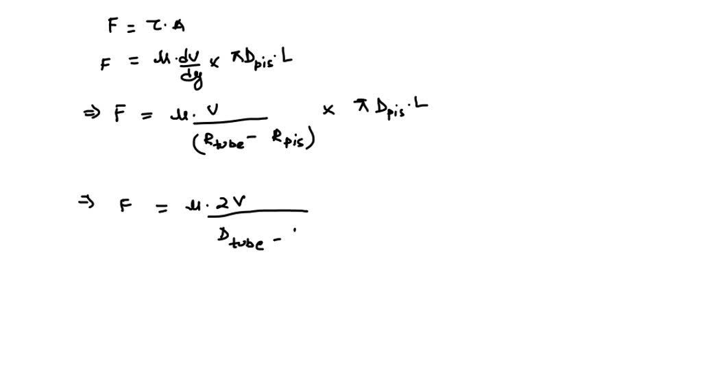 SOLVED: A 73 -mm-diameter aluminum (SG=2.64) piston of 100 mm length ...