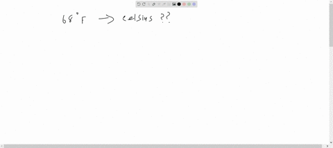 SOLVED:Change 68^∘ F to its Celsius temperature.