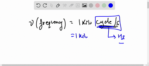 SOLVED:An electric charge oscillating with a frequency of 1 kilo cycles ...