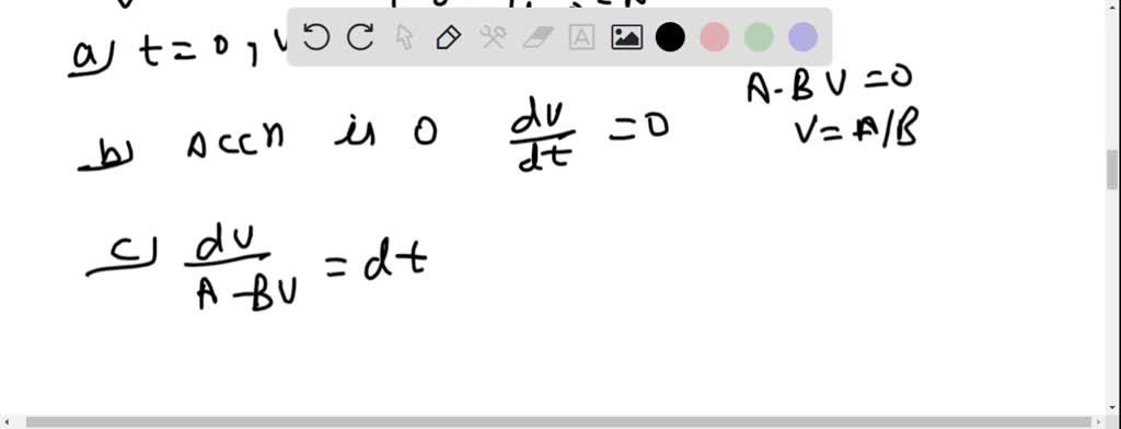 SOLVED:The motion of a body falling from rest in a resisting medium is ...