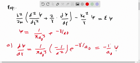 SOLVED:Solving the Schrödinger equation for a hydrogen atom in the ...