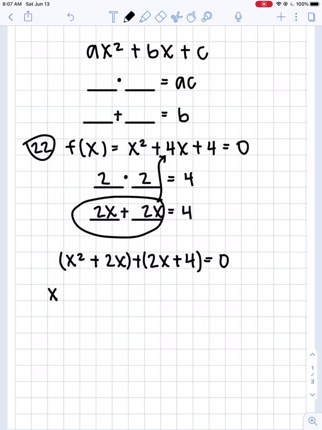 SOLVED:Factor to find the x-intercepts of the parabola described by the ...