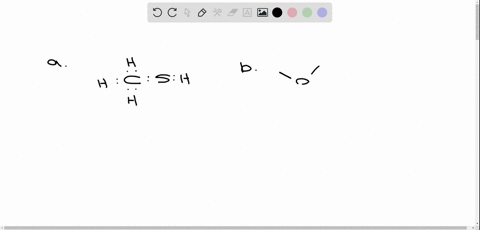 SOLVED:Write the Lewis formula for the molecules (a) methyl mercaptan ...
