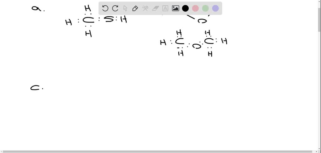 SOLVED:Write the Lewis formula for the molecules (a) methyl mercaptan ...
