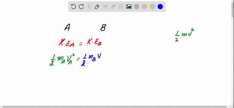 SOLVED:Two objects have the same kinetic energy. One has a speed that is 2.5 times the speed of ...
