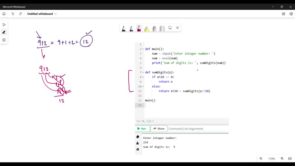 SOLVED:Write the following functions. a. def firstoigit (n) (returning ...