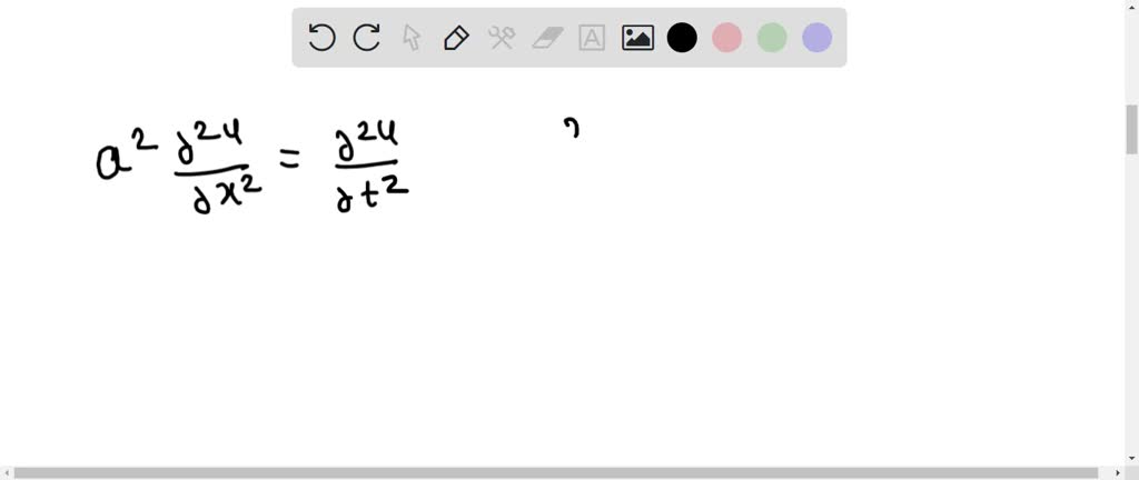 SOLVED:The ends are secured to the x-axis. Initially the string is ...