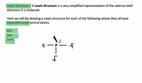 SOLVED:Each molecule listed contains an expanded octet (10 or 12 electrons) around the central ...