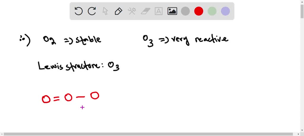 SOLVED: Ozone (O3) is a form of elemental oxygen that is less stable ...