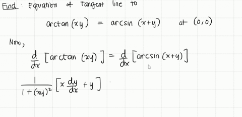 SOLVED:Find an equation of the tangent line to the graph of the ...