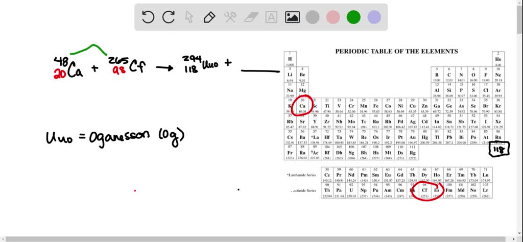SOLVED:In 2006, the synthesis of 118^294 Uuo (an isotope of element 118 ...