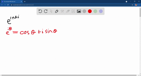 SOLVED: use Euler’s formula to write the given expression in the form a + ib. (1+2 i) | Numerade