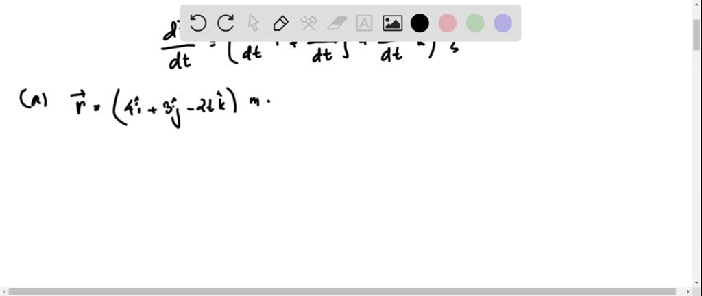 SOLVED:The instantaneous position of an object is specified by its ...