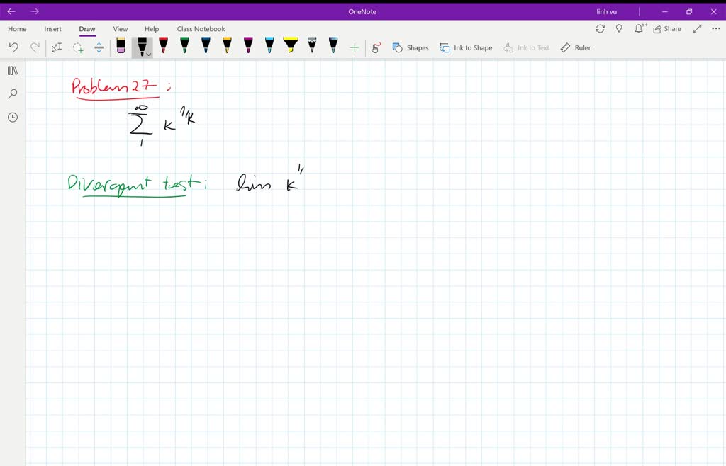 SOLVED:Use the Divergence Test, the Integral Test, or the p-series test ... SOLVED:Use the Divergence Test, the Integral Test, or the p-series test ...