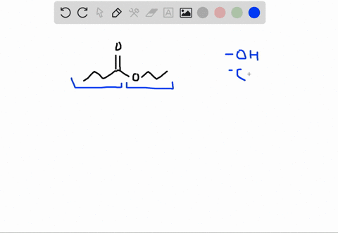 SOLVED:Draw the condensed structural formula for the ester formed in ...