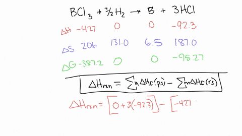 SOLVED:Elemental boron, in the form of thin fibers, can be made by ...