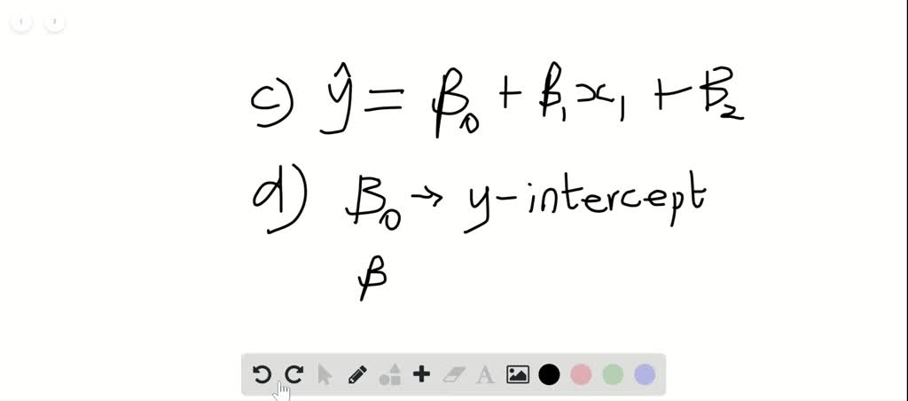 SOLVED: Consider a regression study involving a dependent variable y, a quantitative independent ...