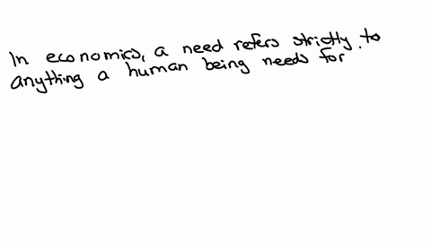 ⏩SOLVED:What is a human «need»? | Numerade
