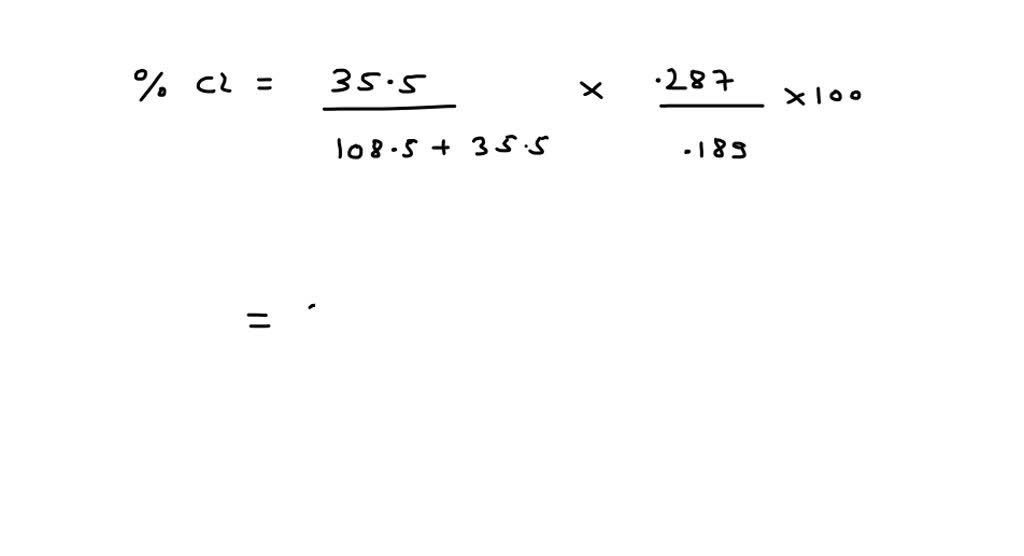 SOLVED:Carius method can be used to find % of halogen sulphur in ...