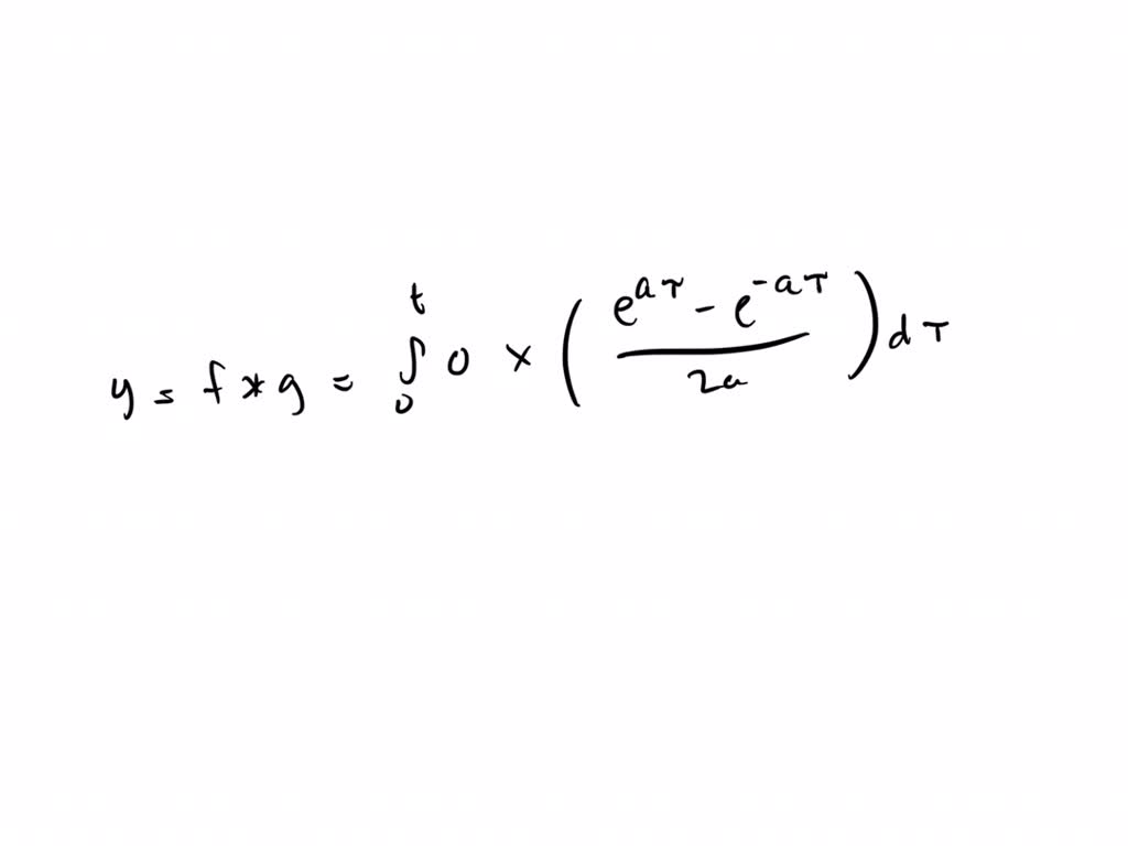 SOLVED:apply the convolution theorem to derive the indicated solution x(t) of the given ...