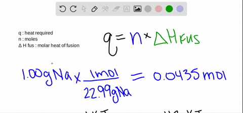 SOLVED:It requires 113 J to melt 1.00 g of sodium metal at its normal ...