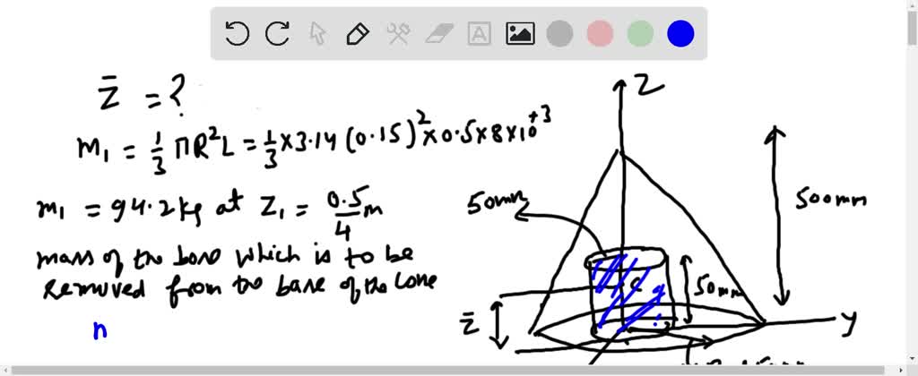 SOLVED: Determine the distance z̅ to the centroid of the shape that ...