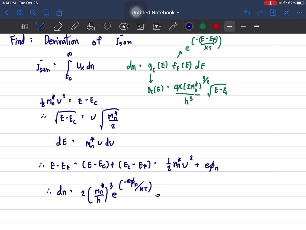 SOLVED:Starting with the basic current equation given by Equation (9.18 ...