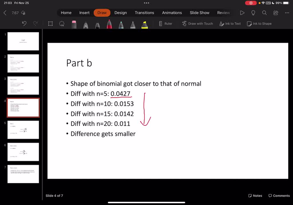 Use The Binomial Distribution With N 20 π 5 To Compare Accuracy Of