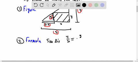 SOLVED:Find the area of the largest rectangle that can be inscribed in a right triangle with ...