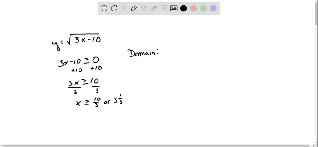 SOLVED Find The Domain Of The Function Then Use Severalvalues In The 