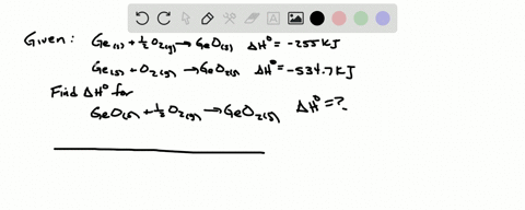 Construct an enthalpy diagram that shows the enthalpy changes for a one ...