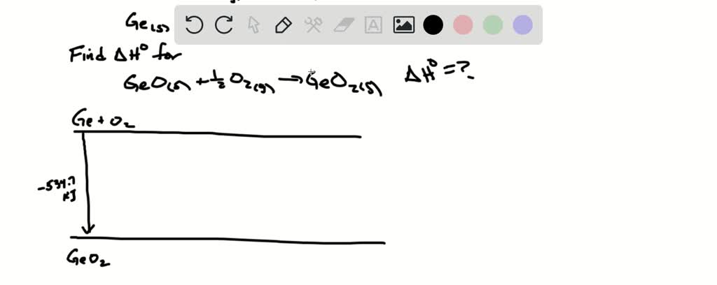Construct an enthalpy diagram that shows the enthalpy changes for a one ...