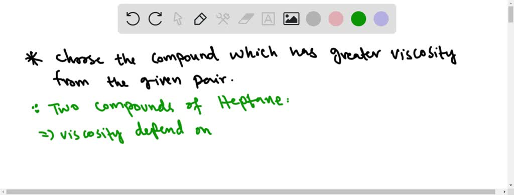 SOLVED:The structures of two isomers of heptane are shown. Which of ...