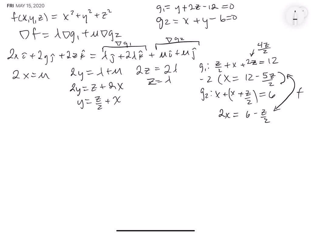 SOLVED:Minimum distance to the origin Find the point closest to the origin on the line of ...