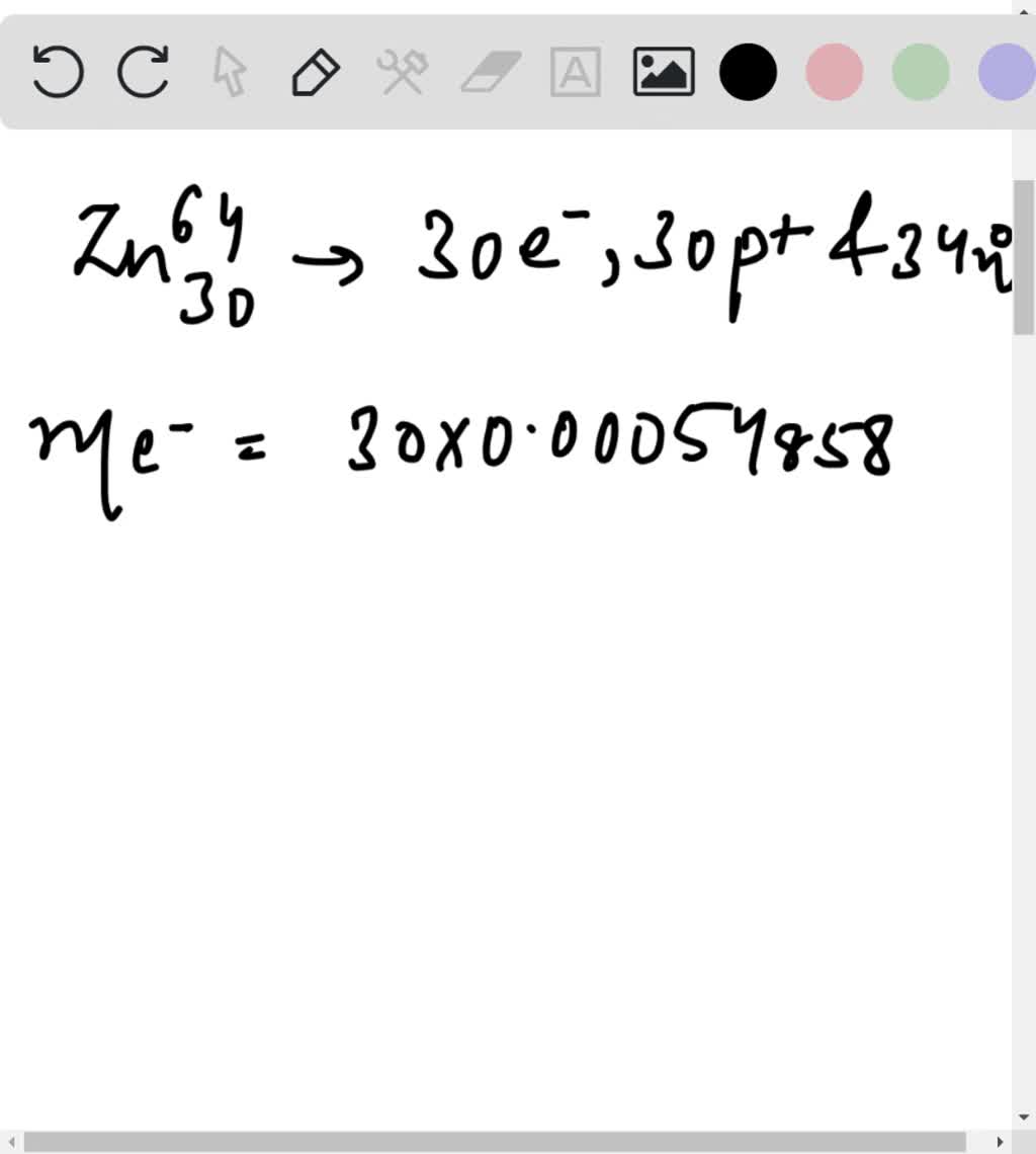 SOLVED:Calculate the following for ^64 Zn (actual mass =63.9291 amu ...