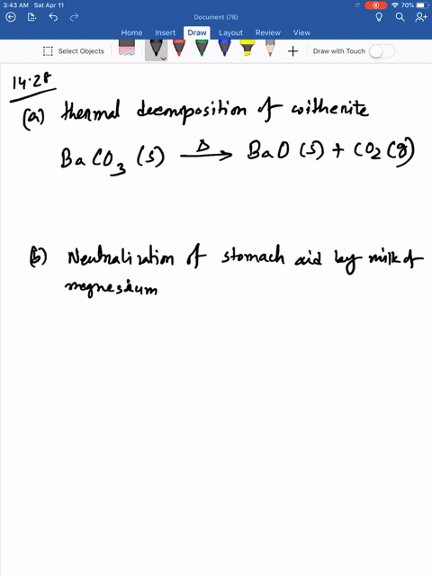 Solved Write A Balanced Equation For Each Reaction A Thermal