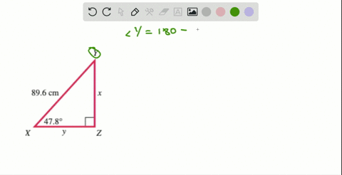 SOLVED:Solve each right triangle. When two sides are given, give angles ...