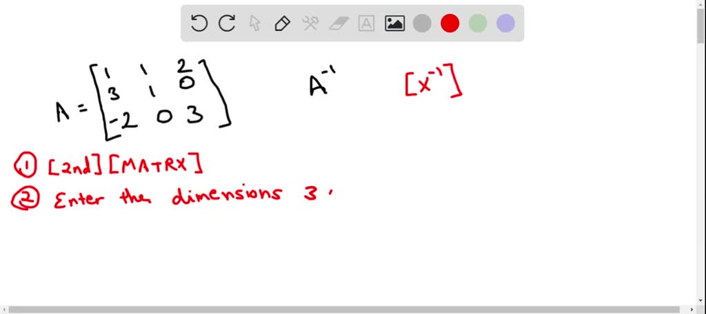 SOLVED:Finding the Inverse of a Matrix In Exercises 25-34 , use the ...