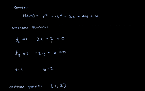 SOLVED:Find all the local maxima, local minima, and saddle points of ...