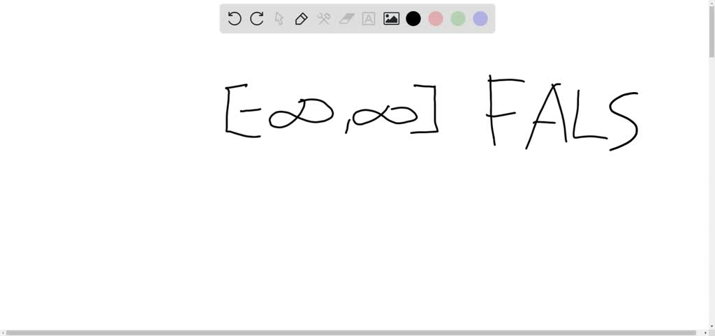 SOLVED:True or false ? In interval notation, a square bracket is ...