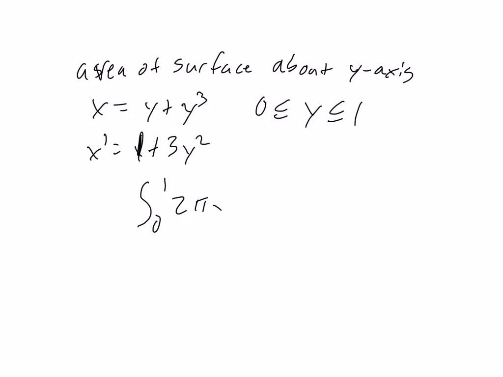 SOLVED:Calculate to four significant digits the surface area that ...