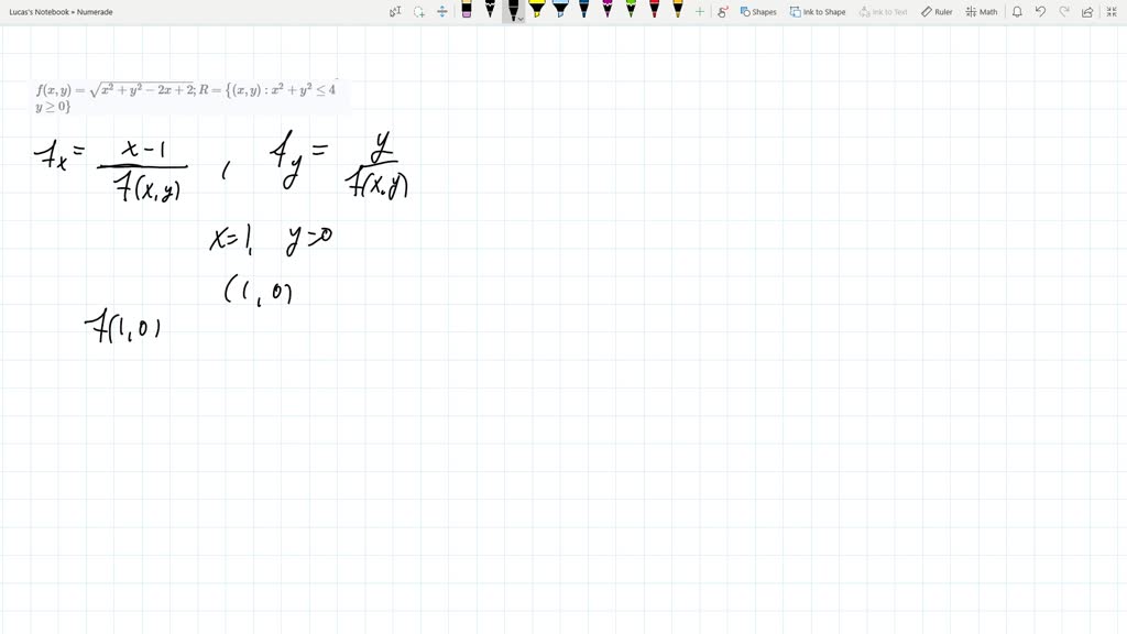SOLVED:Find the absolute maximum and minimum values of the following functions on the given ...