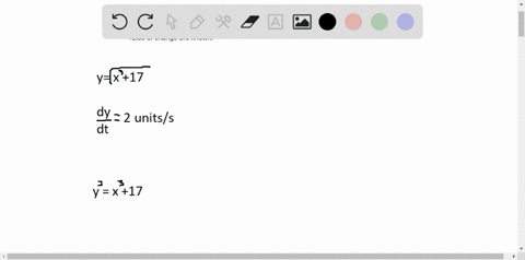 SOLVED:A point P is moving along the curve whose equation is y=√(x^3+17). When P is at (2,5), y ...