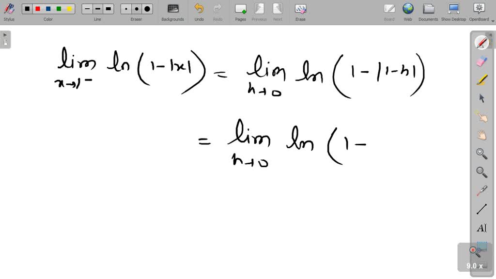⏩SOLVED:Determine the infinite limit. limx →1^- ln(1-|x|) | Numerade