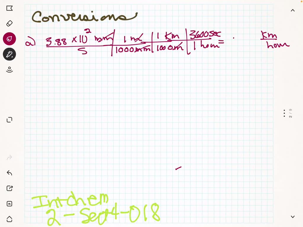 SOLVED:Perform the following conversions. Note that you will have to ...
