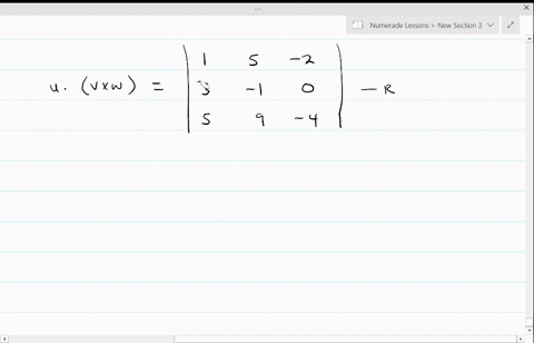 SOLVED:Use the scalar triple product to verify that the vectors u = i ...
