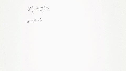 SOLVED:Sketch the ellipse using the latera recta (see Exercise 58 ). (x ...