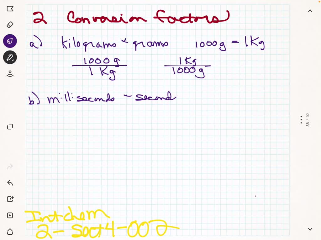 SOLVED:Write the two conversion factors that exist between the two ... SOLVED:Write the two conversion factors that exist between the two ...