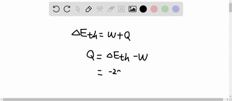 SOLVED:Draw a first-law bar chart (see Figure 17.14 ) for the gas ...
